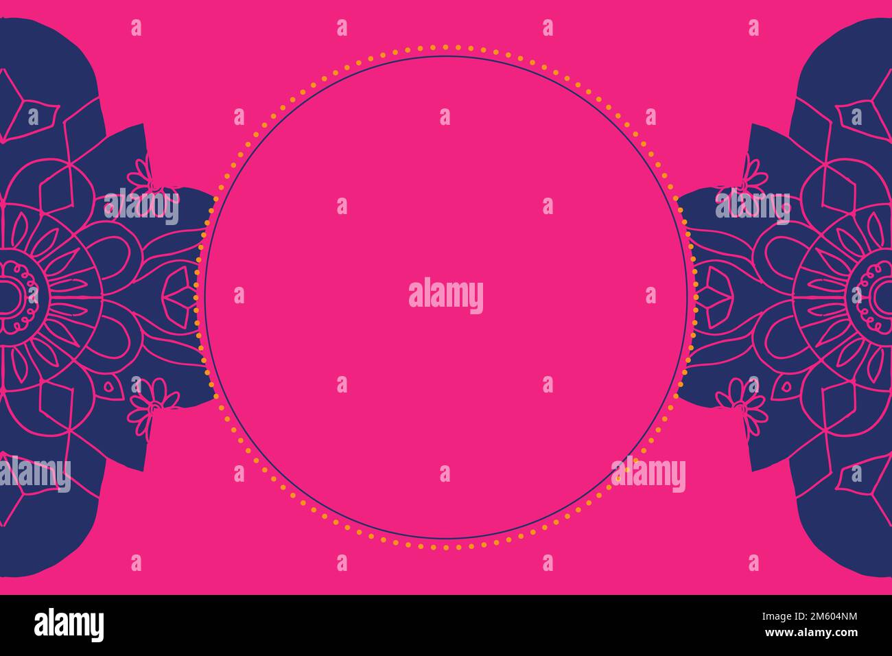 Pink Diwali festival rangoli Indian frame Stock Vector Image & Art - Alamy