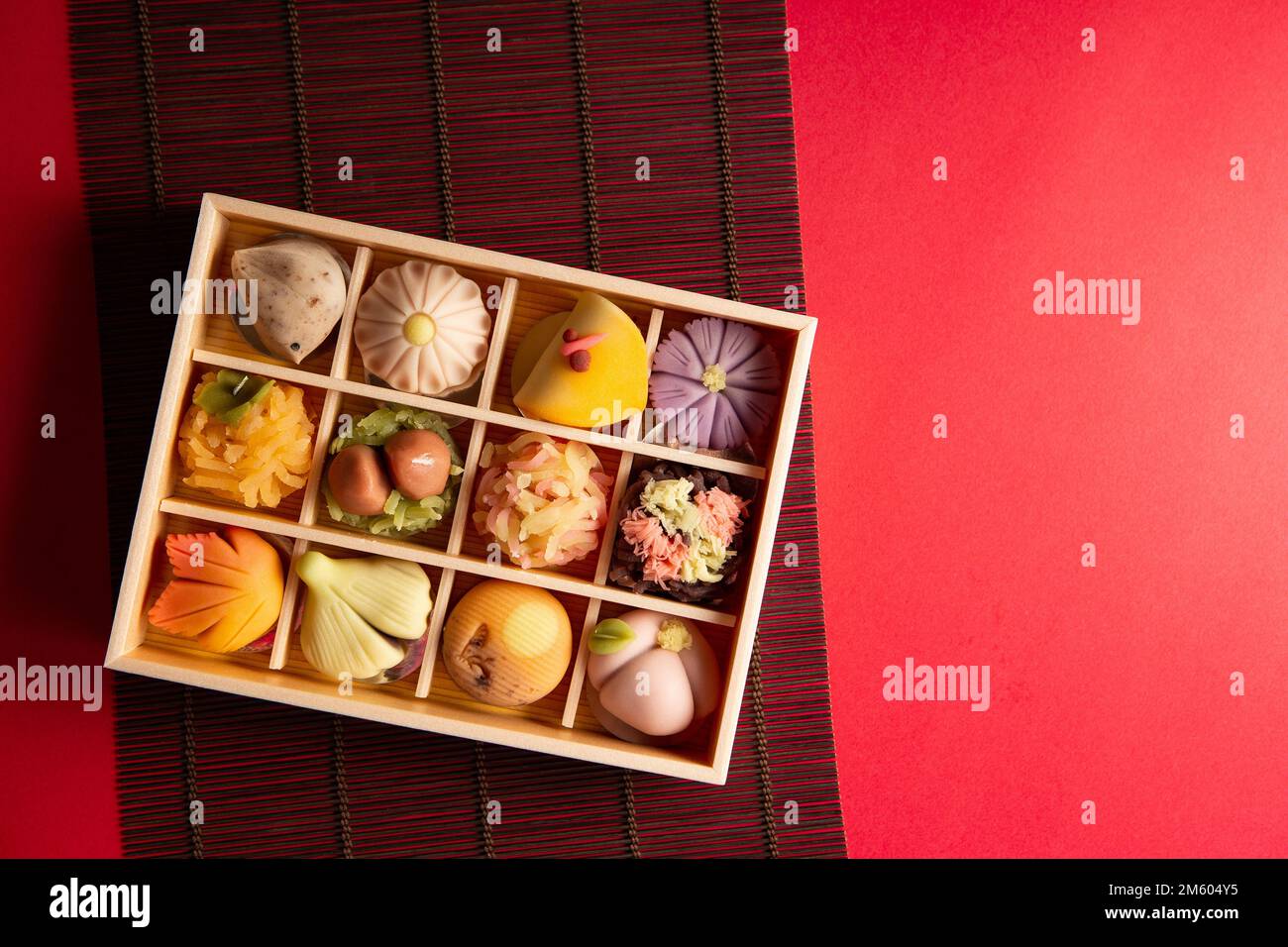 Japanese traditional sweets Nerikiri made from bean paste Stock Photo ...