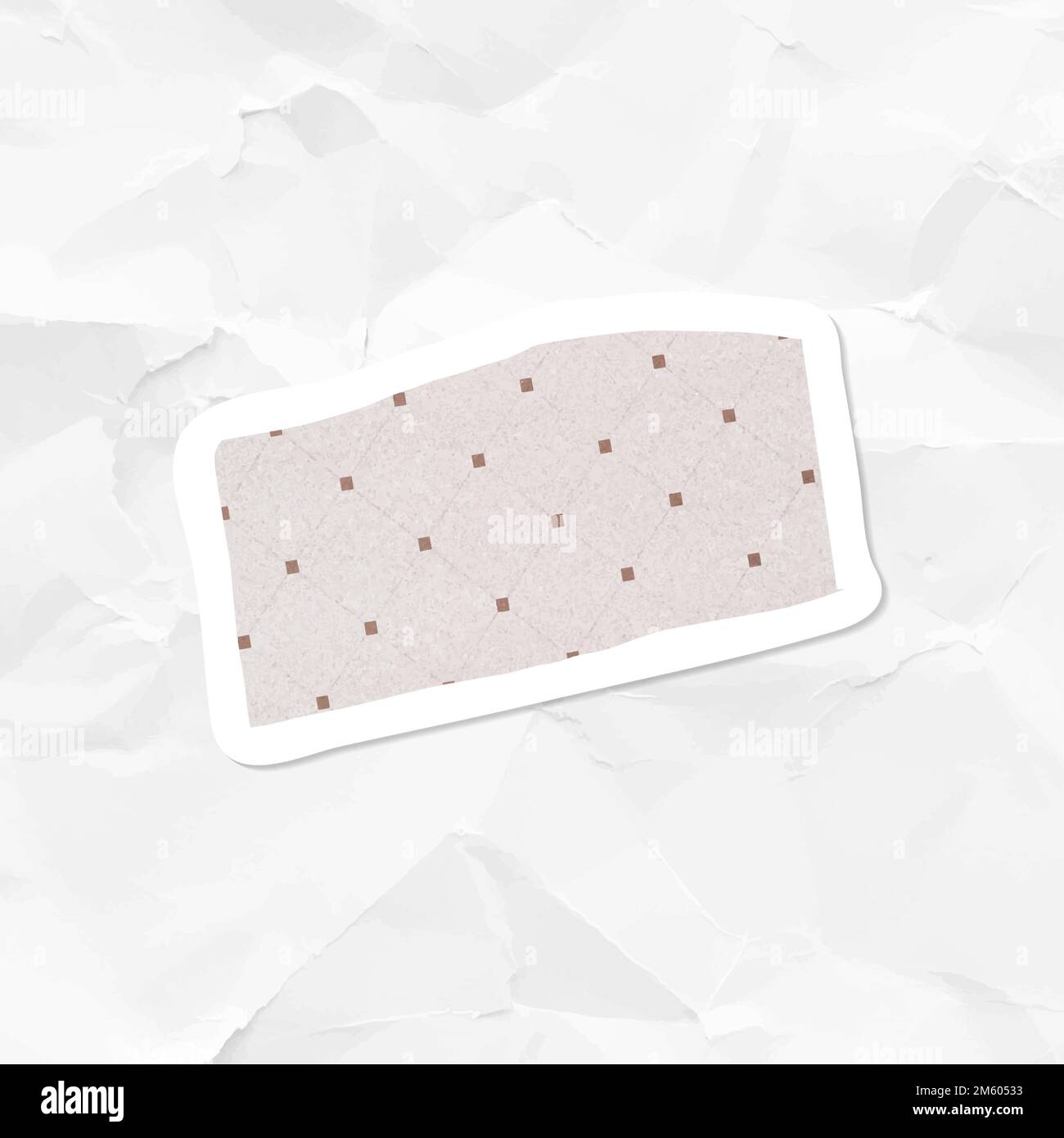 Pink polka dots pattern sticker banner vector Stock Vector Image & Art ...