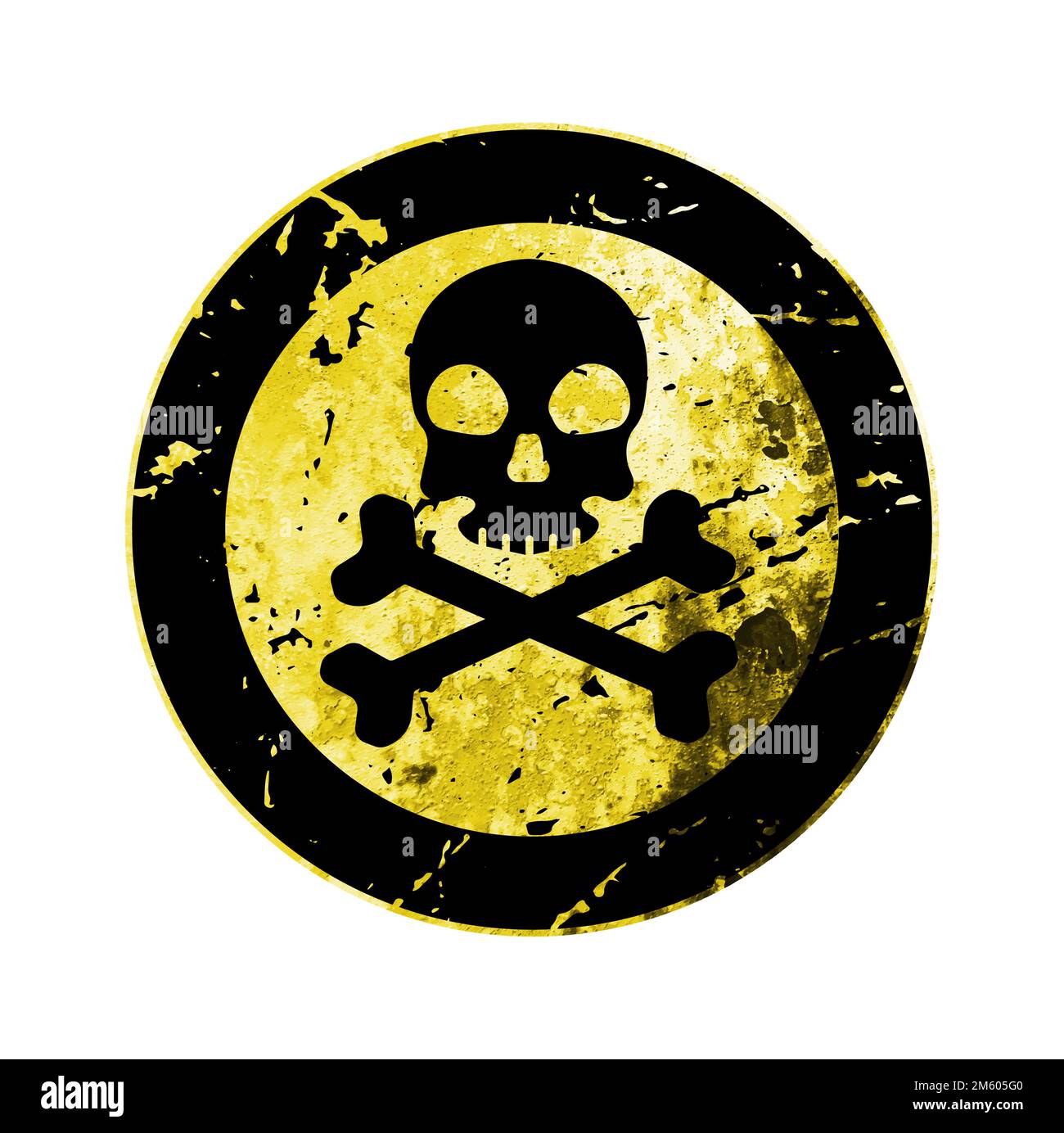 warning sign on white background Stock Vector Image & Art - Alamy