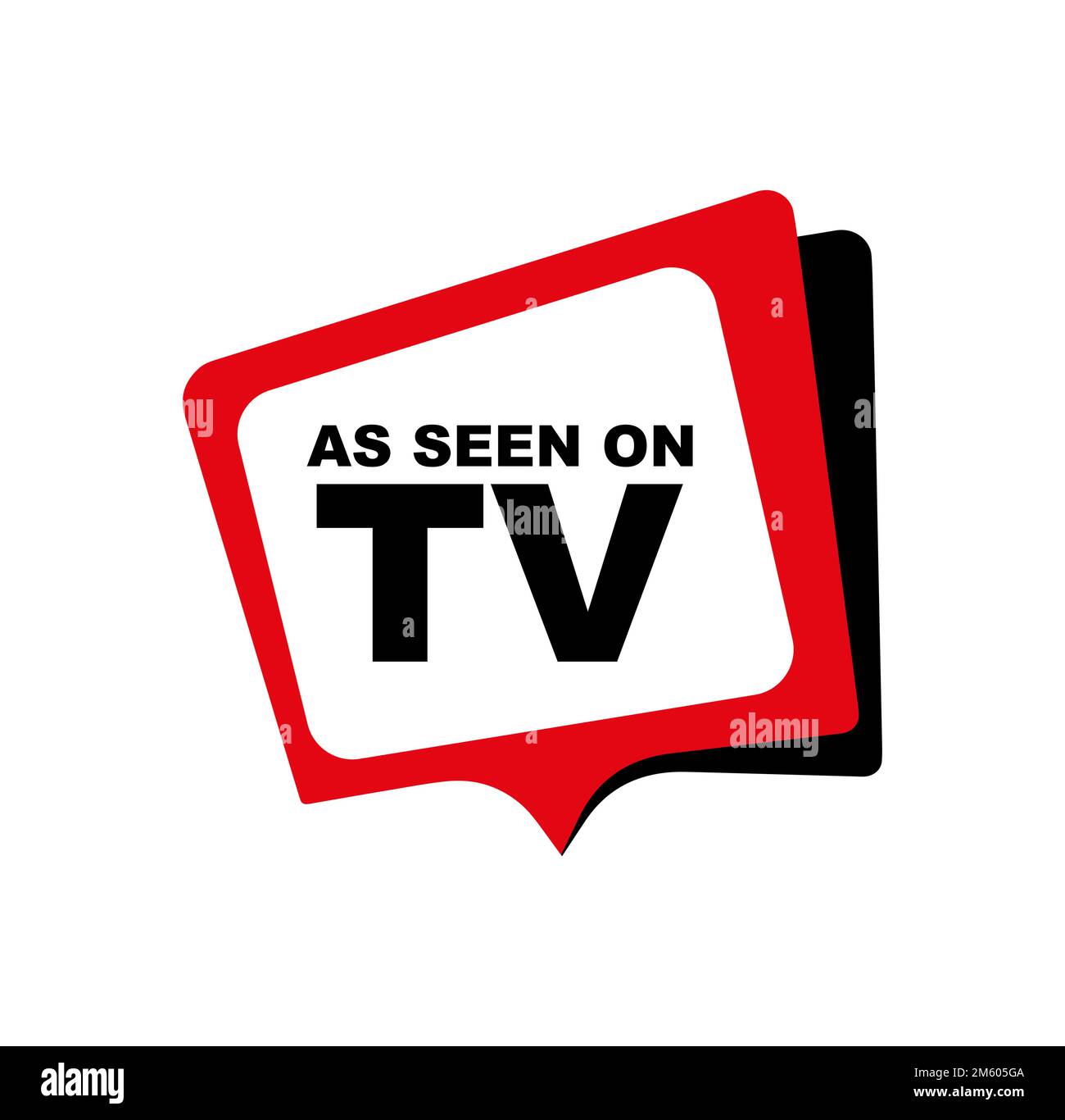 as seen on tv icon on white background Stock Vector Image & Art - Alamy