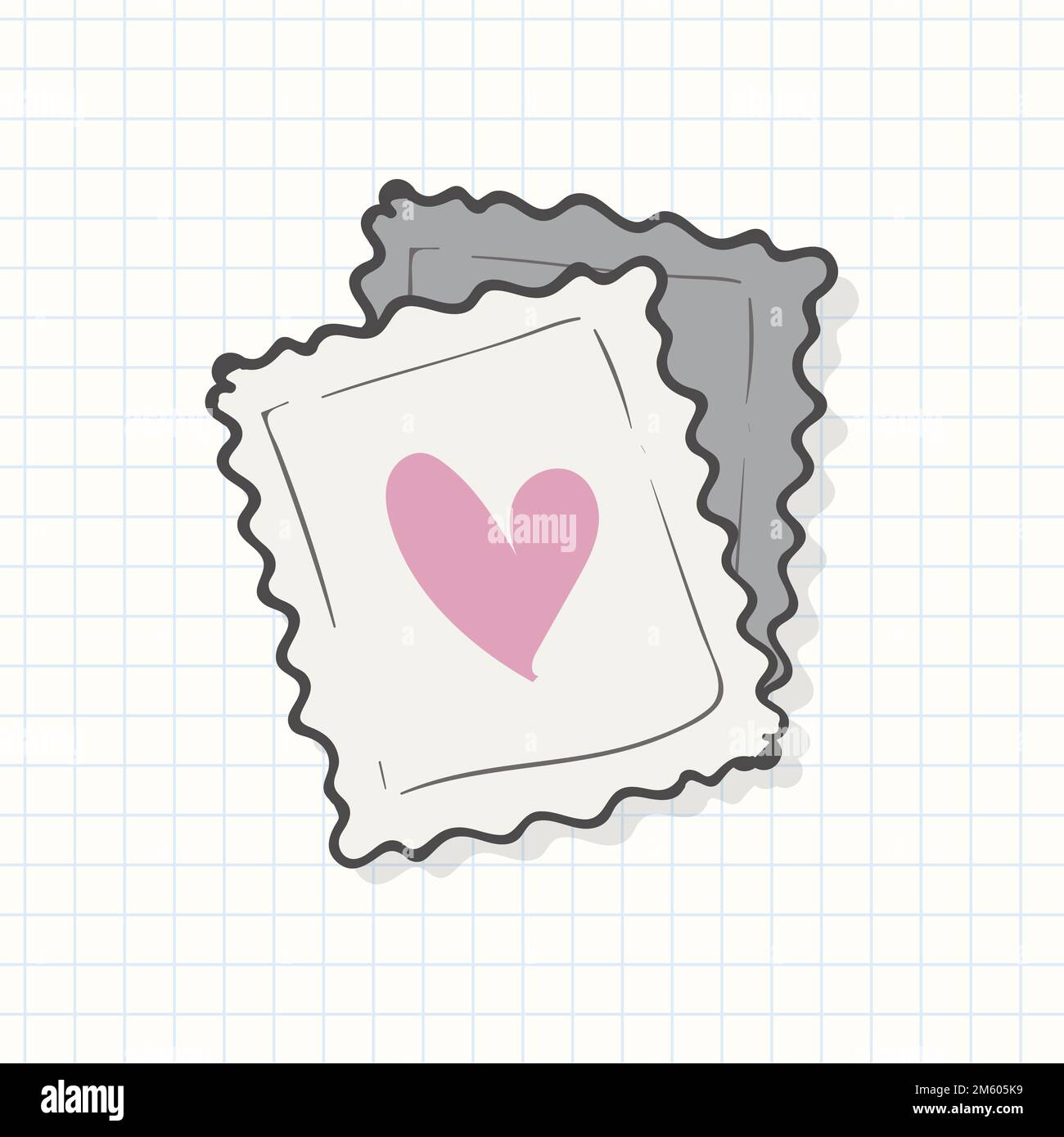 Pink paper sheet mockup Cut Out Stock Images & Pictures - Alamy