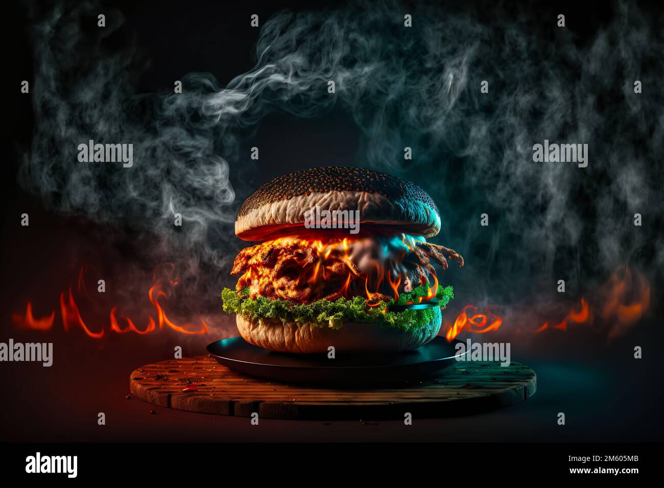 Burger desktop wallpaper hi-res stock photography and images - Alamy