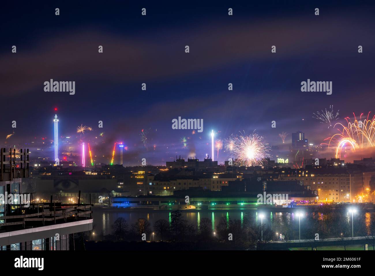 Wien, Vienna: private fireworks despite ban of private fireworks on new ...