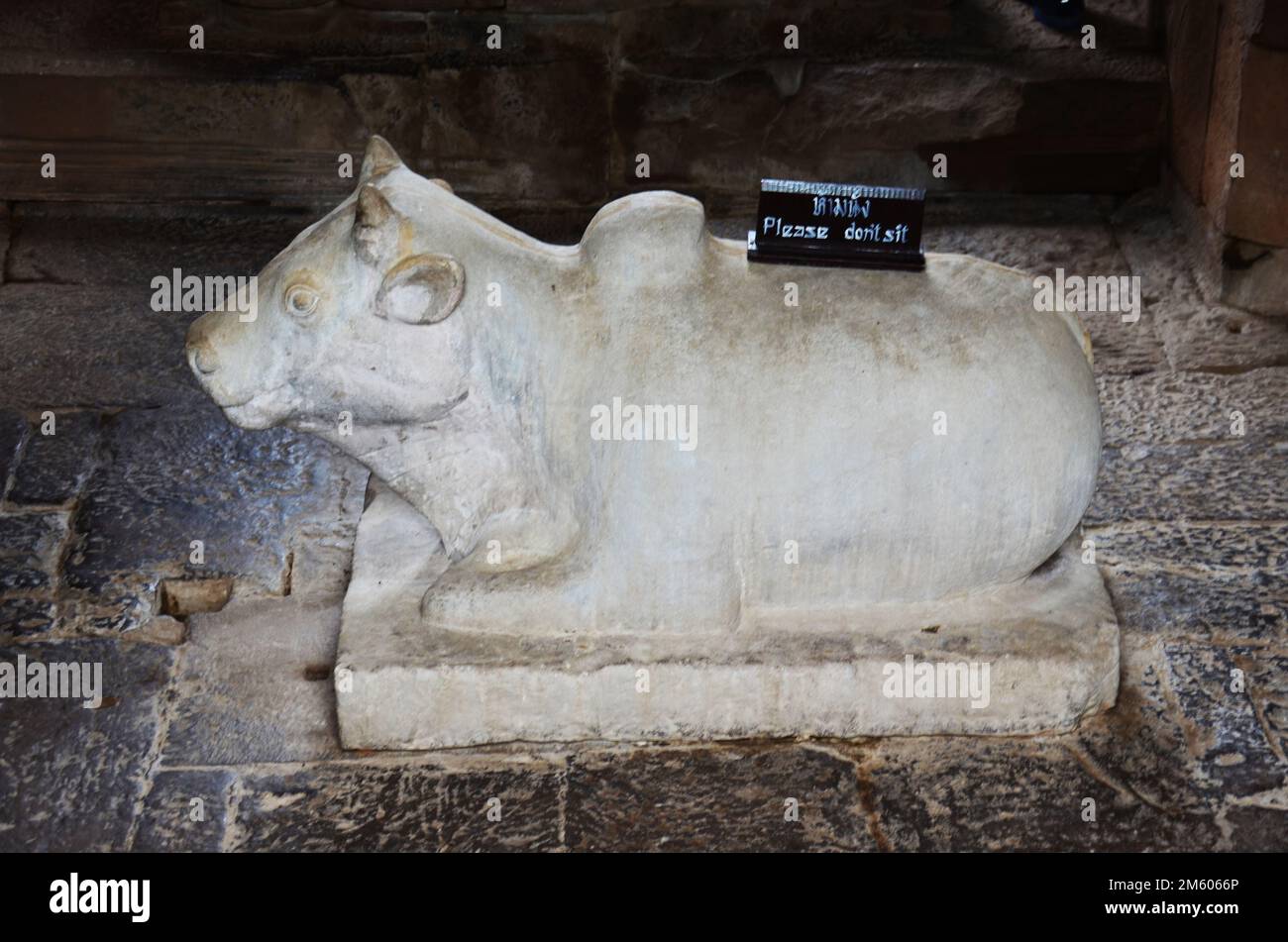 Holy cow statue pet of deity hindu god in Prasat Hin Phanom Rung Stone ...