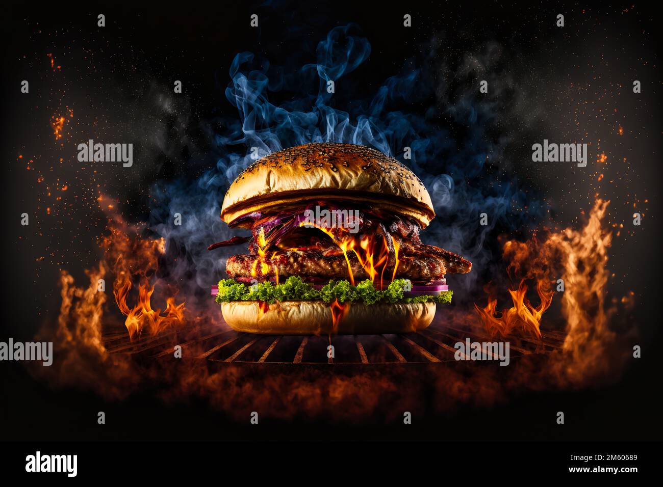 Burger desktop wallpaper hi-res stock photography and images - Alamy