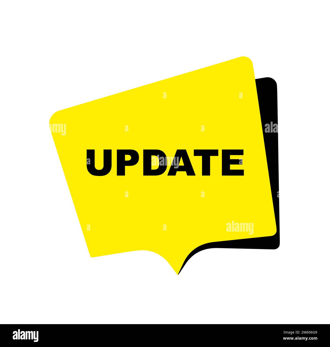 New update sign on white background Stock Vector Image & Art - Alamy