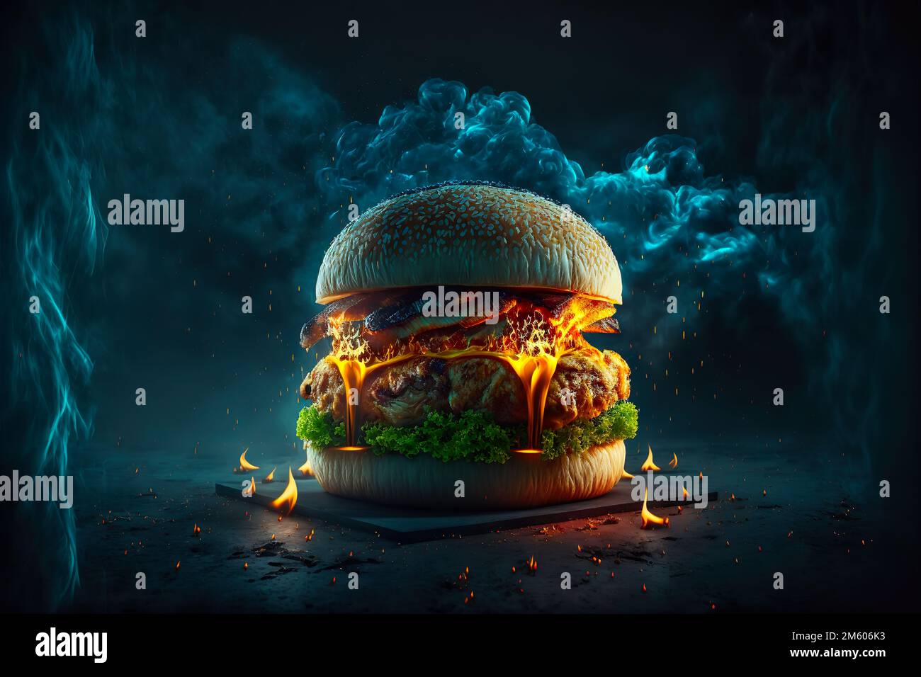 Burger desktop wallpaper hi-res stock photography and images - Alamy
