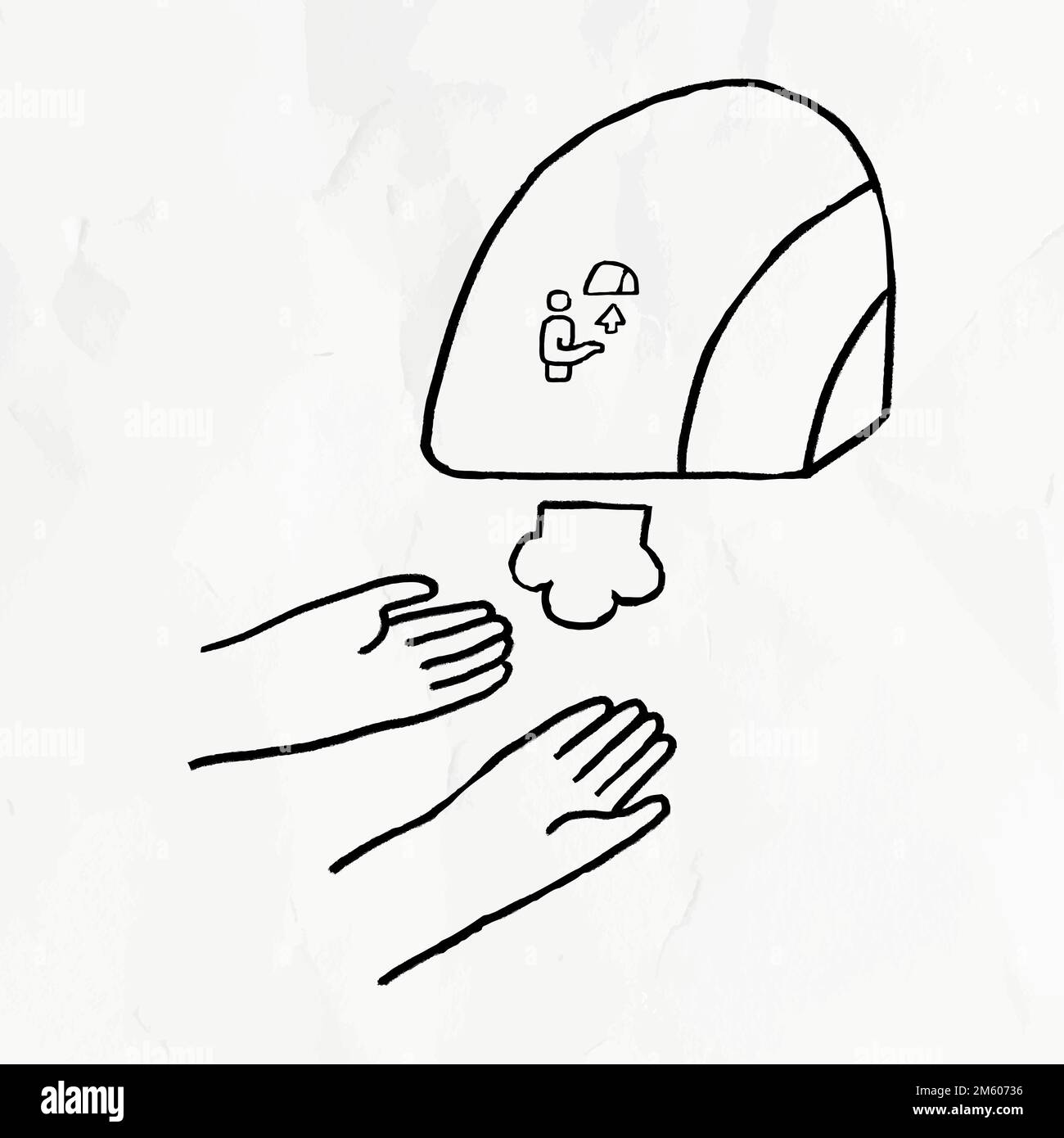 Dry your hands to prevent coronavirus vector Stock Vector Image & Art ...