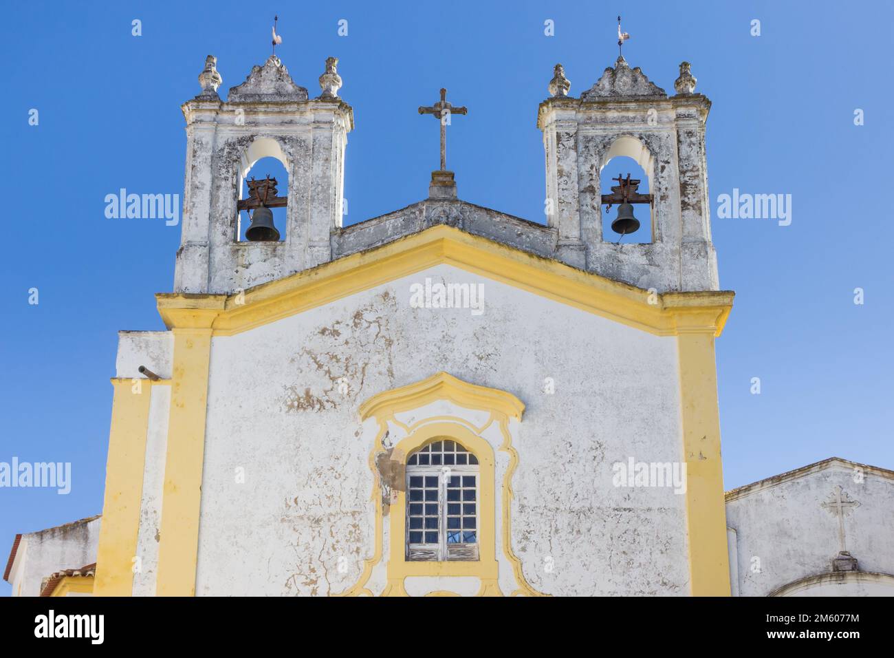 Front facade of the Dores church in Elvas, Portugal Stock Photo - Alamy