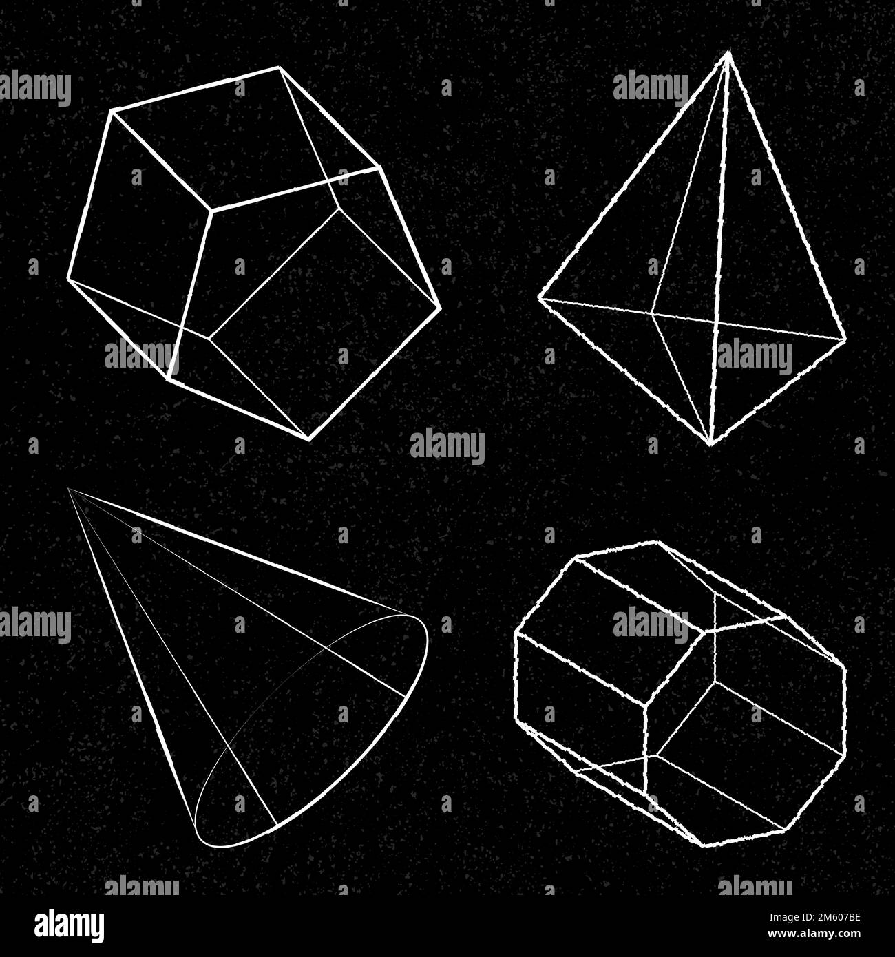 3D geometric shape set vector Stock Vector Image & Art - Alamy