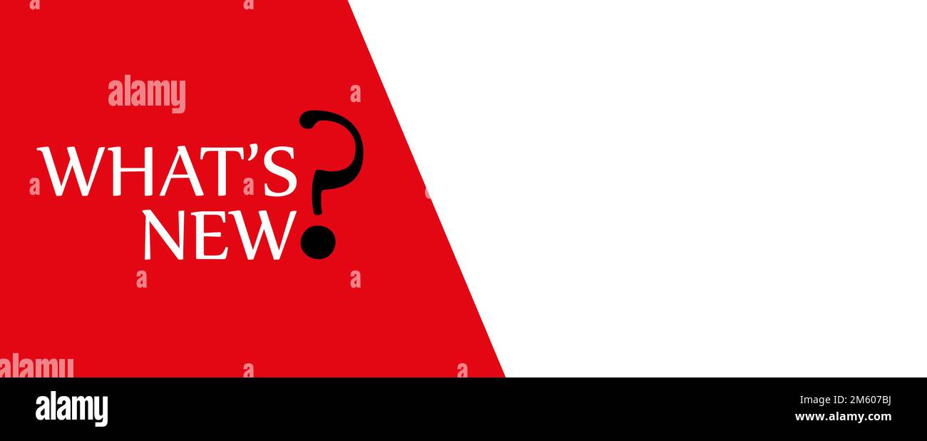 Whats is new Stock Vector Images - Alamy