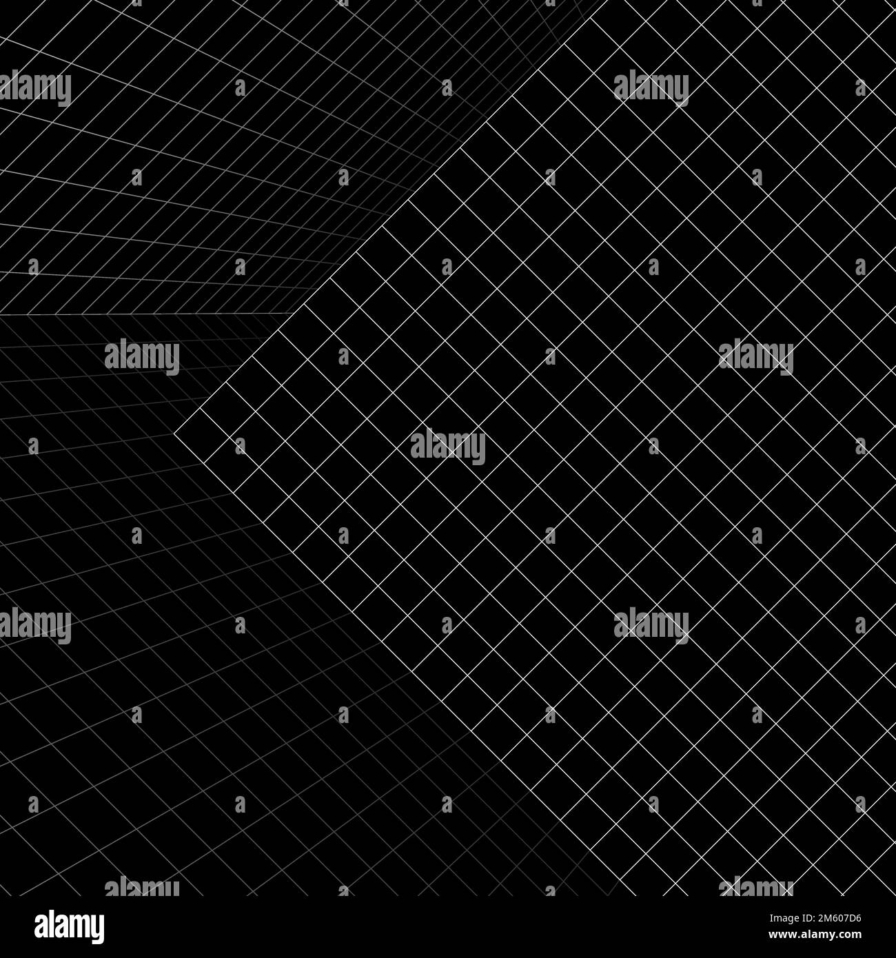 3D wireframe grid room background vector Stock Vector Image & Art - Alamy