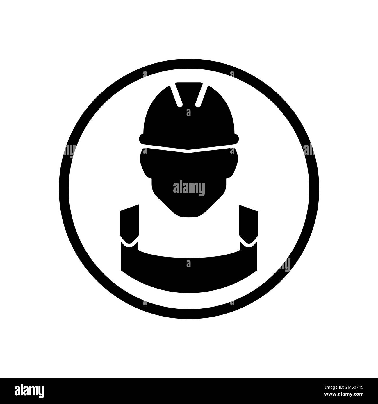 worker icon on white background Stock Vector Image & Art - Alamy