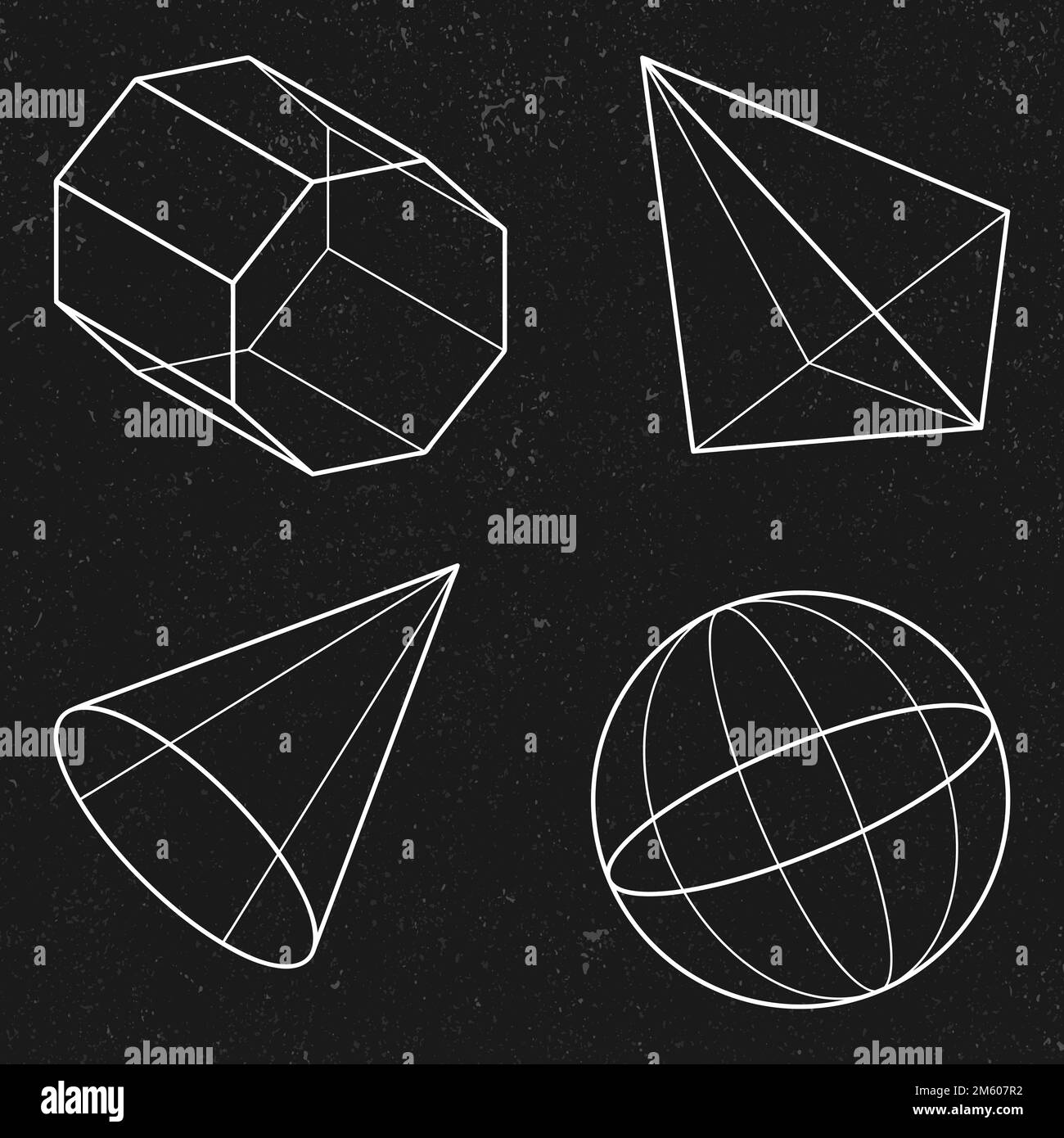 3D geometric shape set vector Stock Vector Image & Art - Alamy