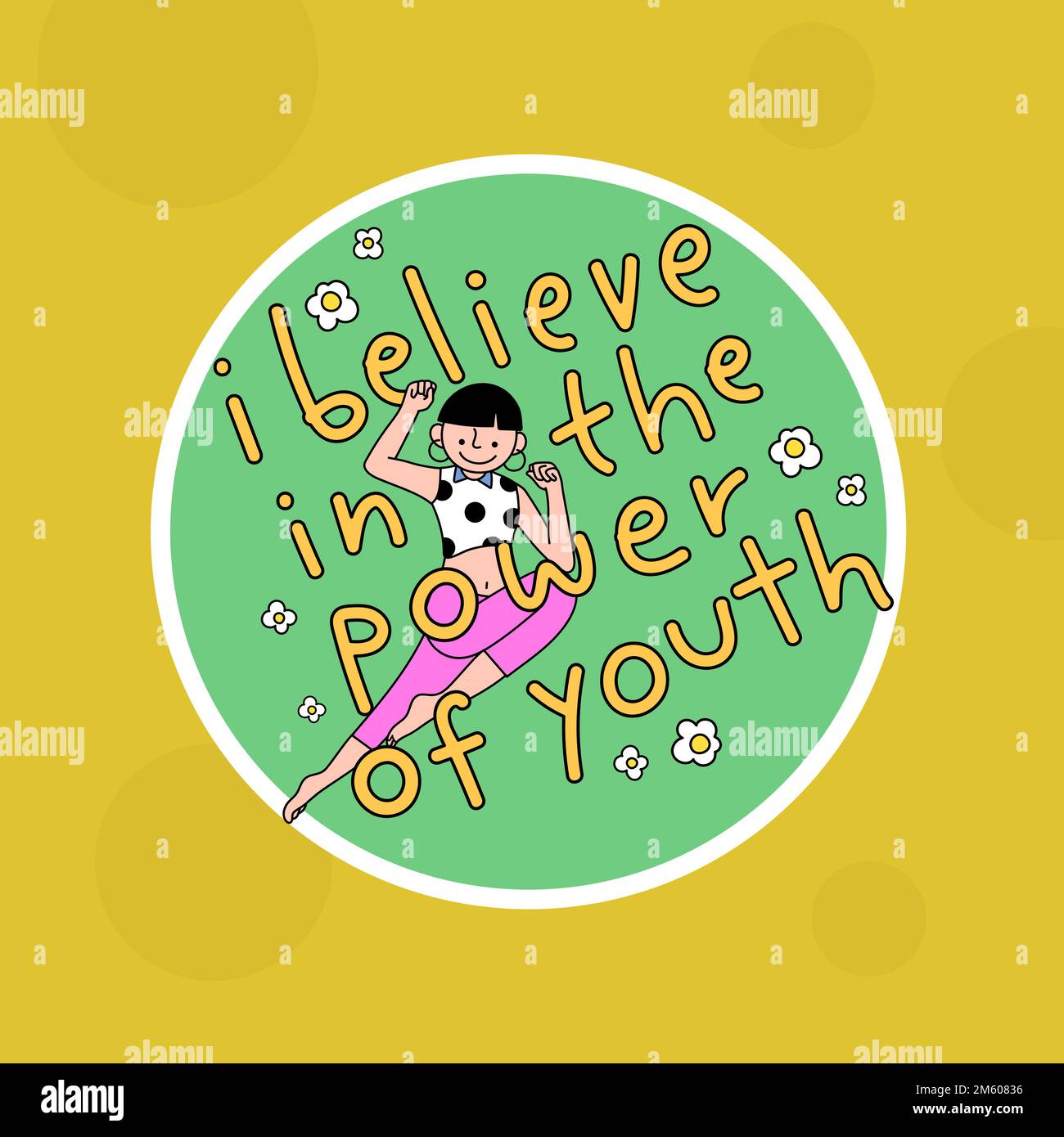 Power of youth sticker hi-res stock photography and images - Alamy