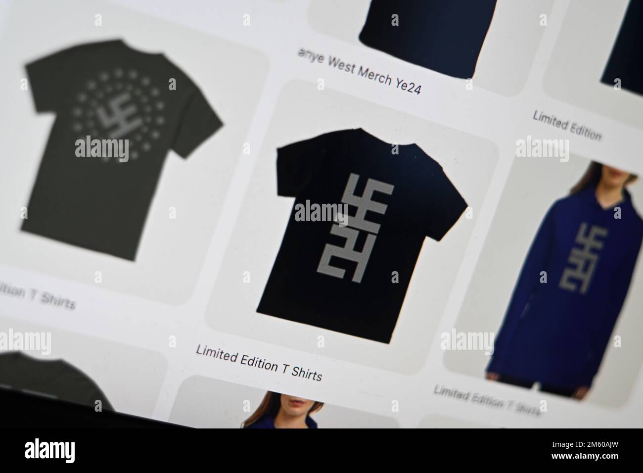 Online merchandise for the 2024 persidential campaign of rapper Ye ...
