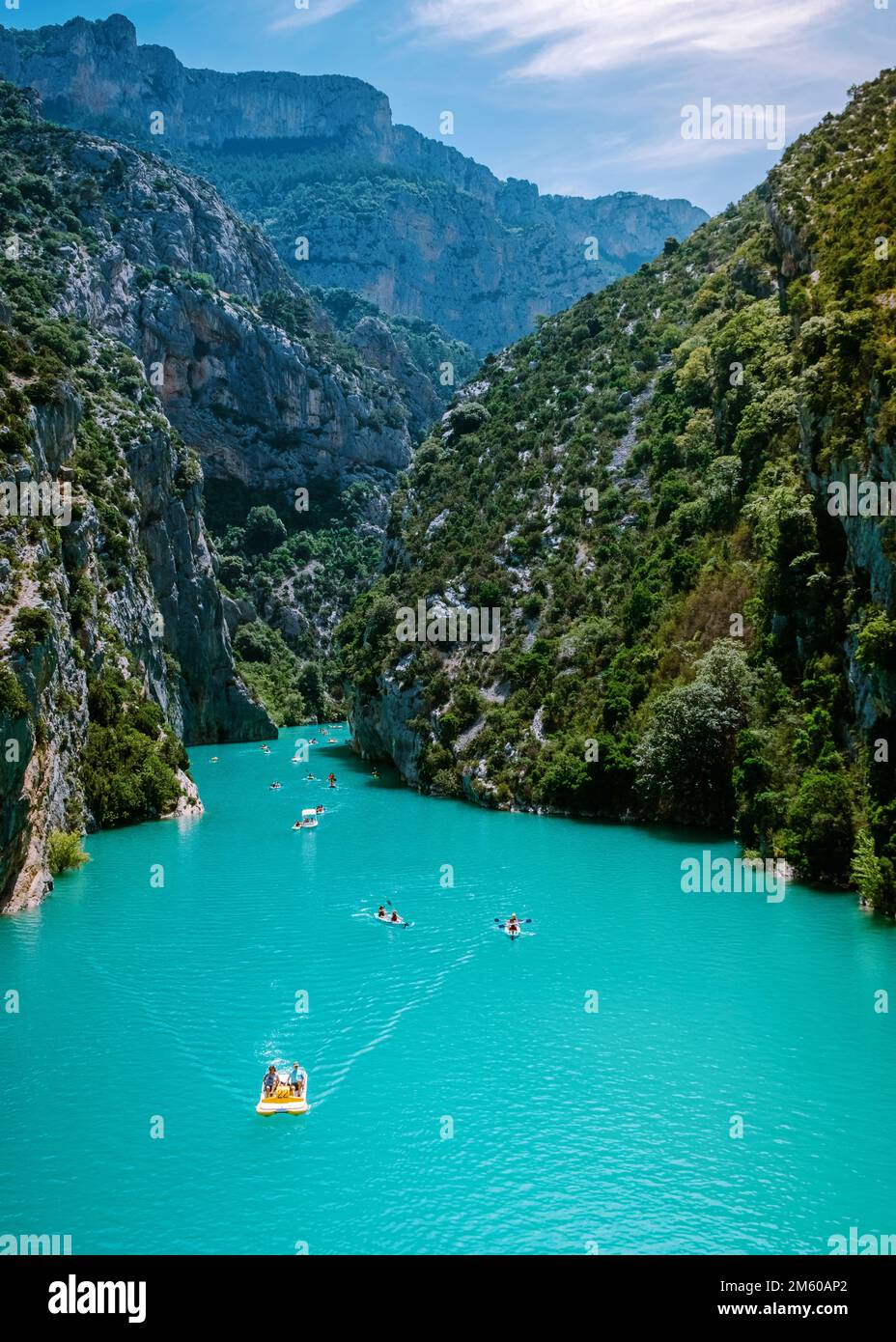 Gorges du verdon,Verdon Gorge at lake of Sainte Croix, Provence, France ...