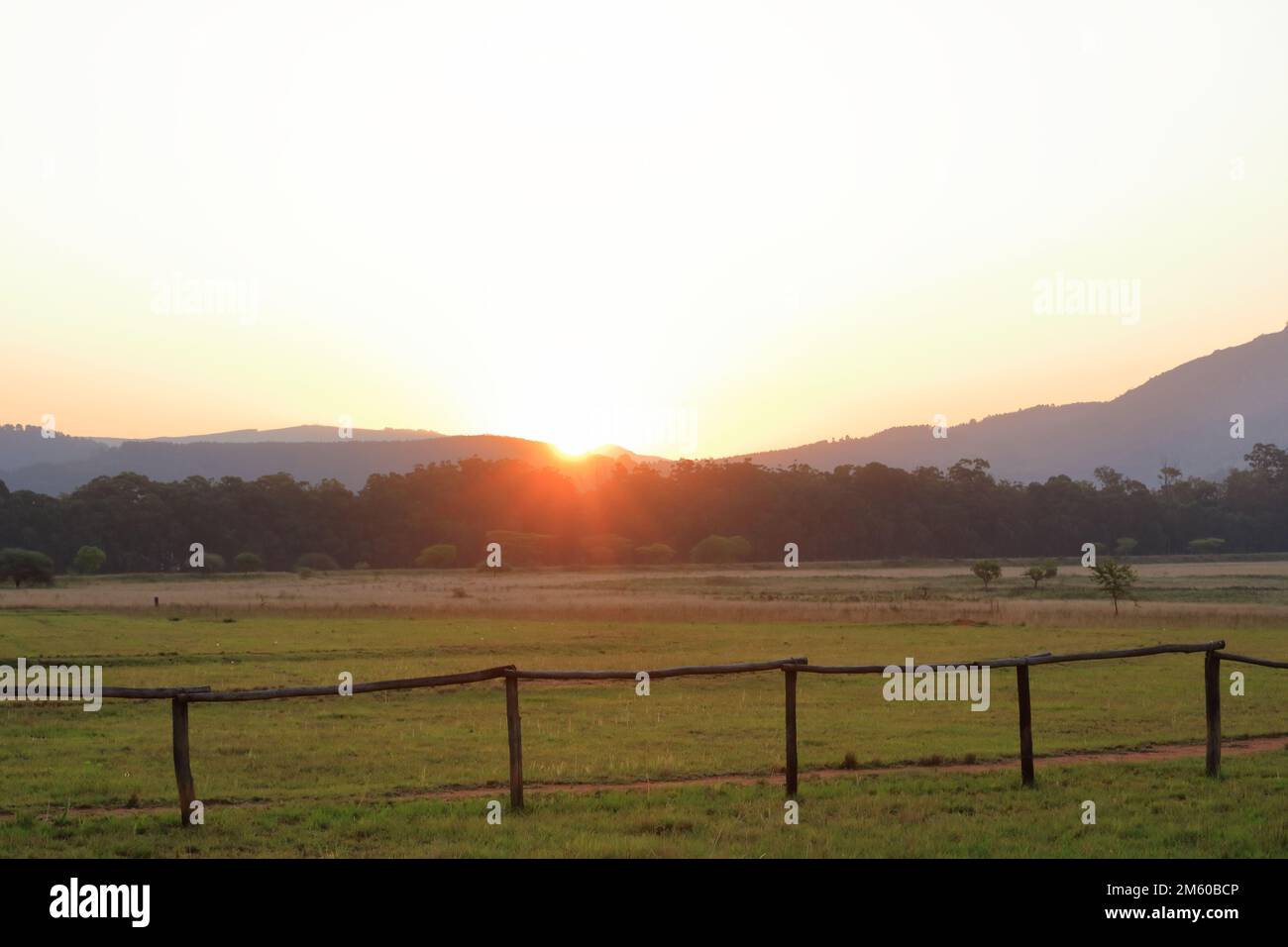 Sunset over Malolotja Nature Reserve, Swaziland, Eswatini Stock Photo ...