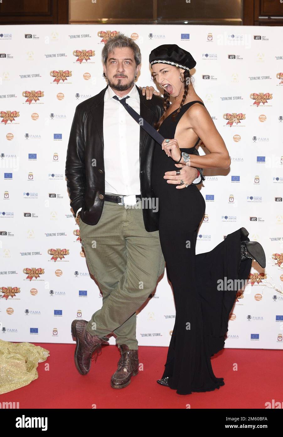 Milano,Italy THE CHRISTMAS SHOW photocall with cast director Alberto ...