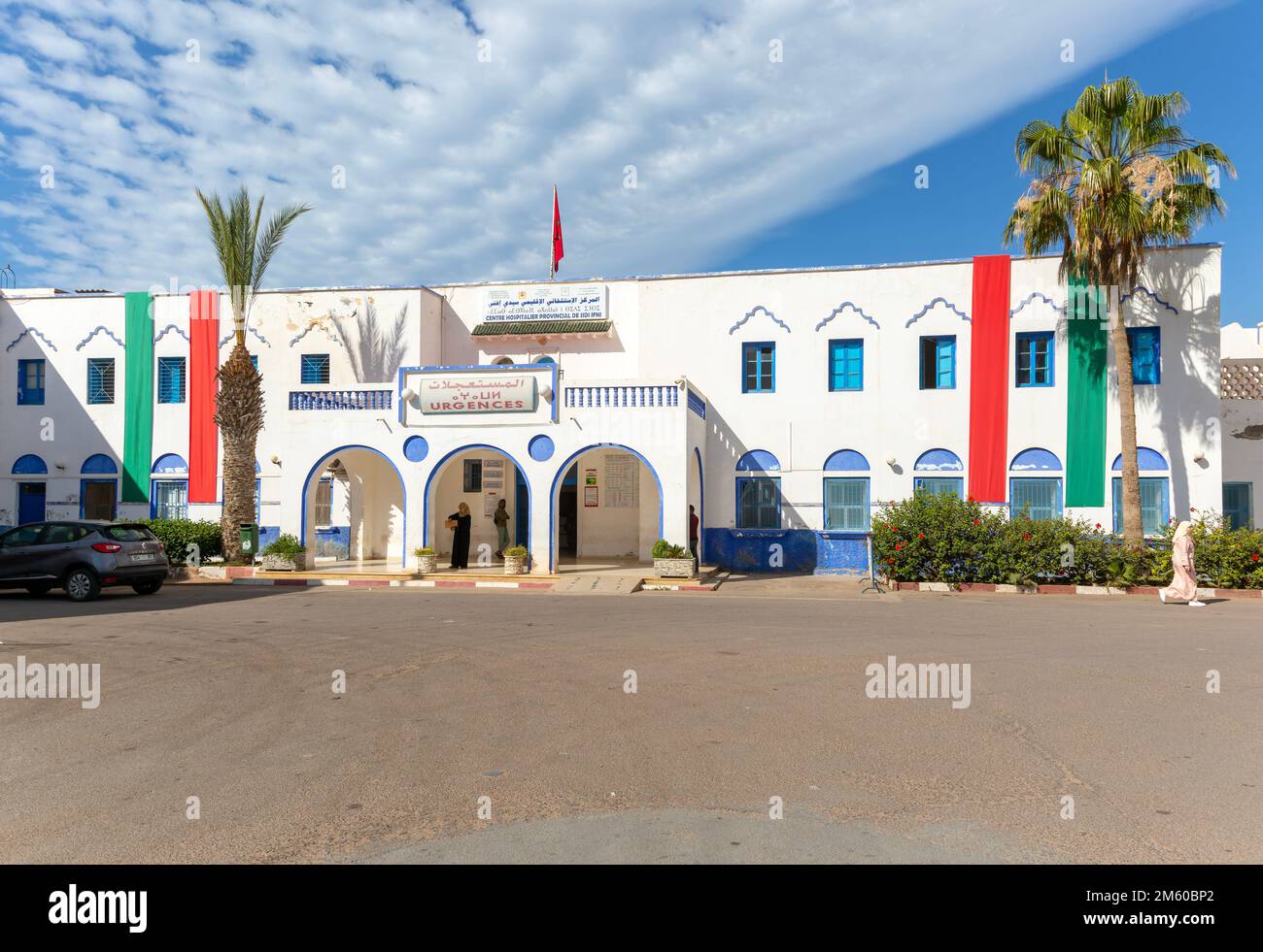 Hospital Art Deco architecture Spanish colonial building, Sidi Ifni ...