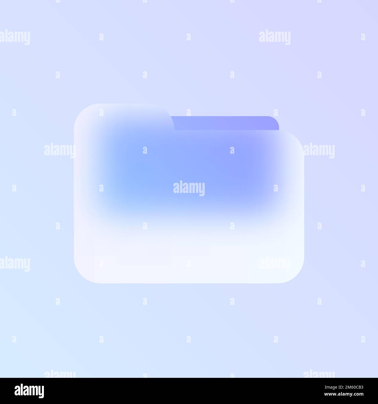 folder glass morphism trendy style icon Stock Vector Image & Art - Alamy