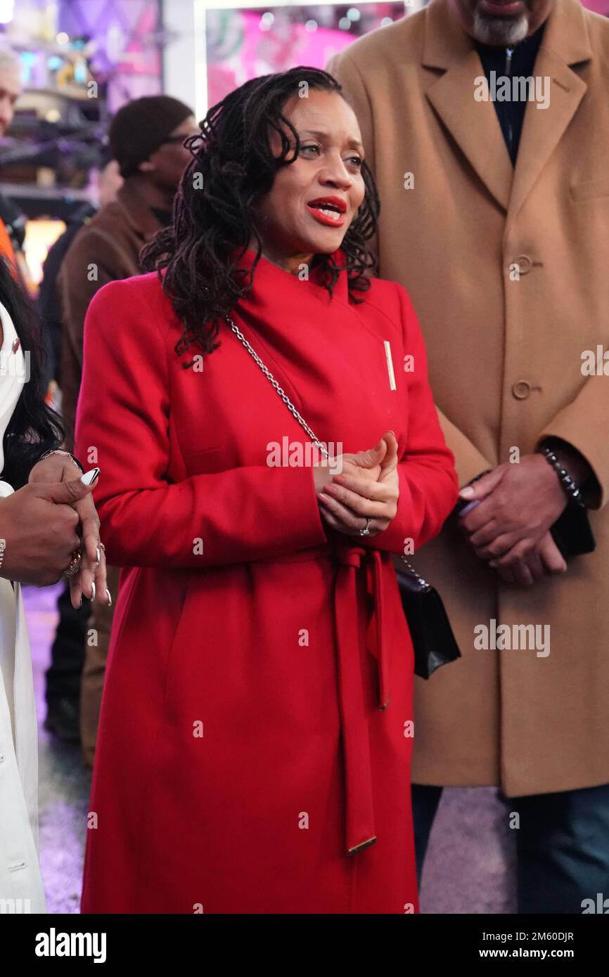 Sheena Wright Deputy Mayor of New York City attends the New Year's Eve ...