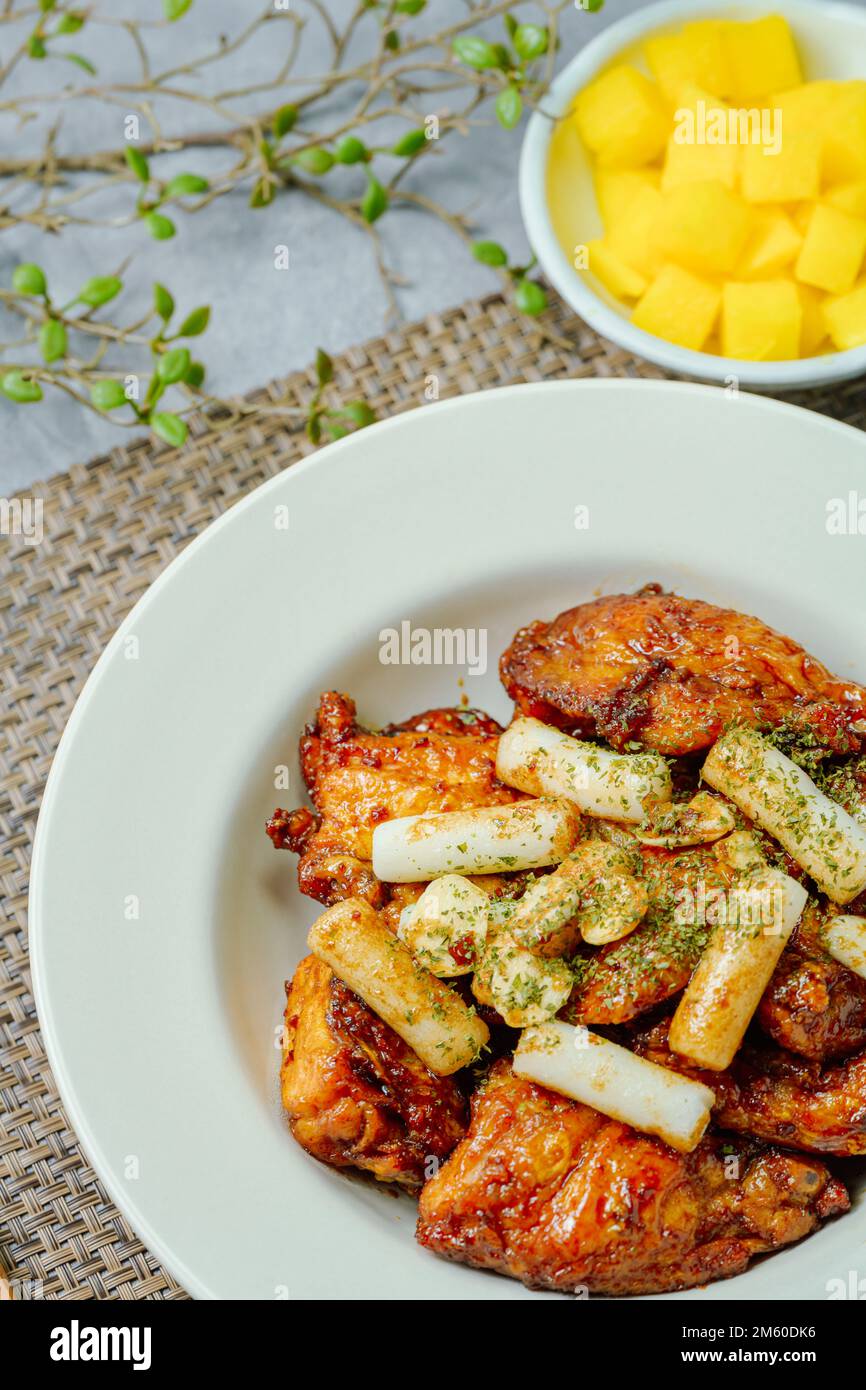yangnyeom chicken, Korean Seasoned Fried Chicken : This dish is ...