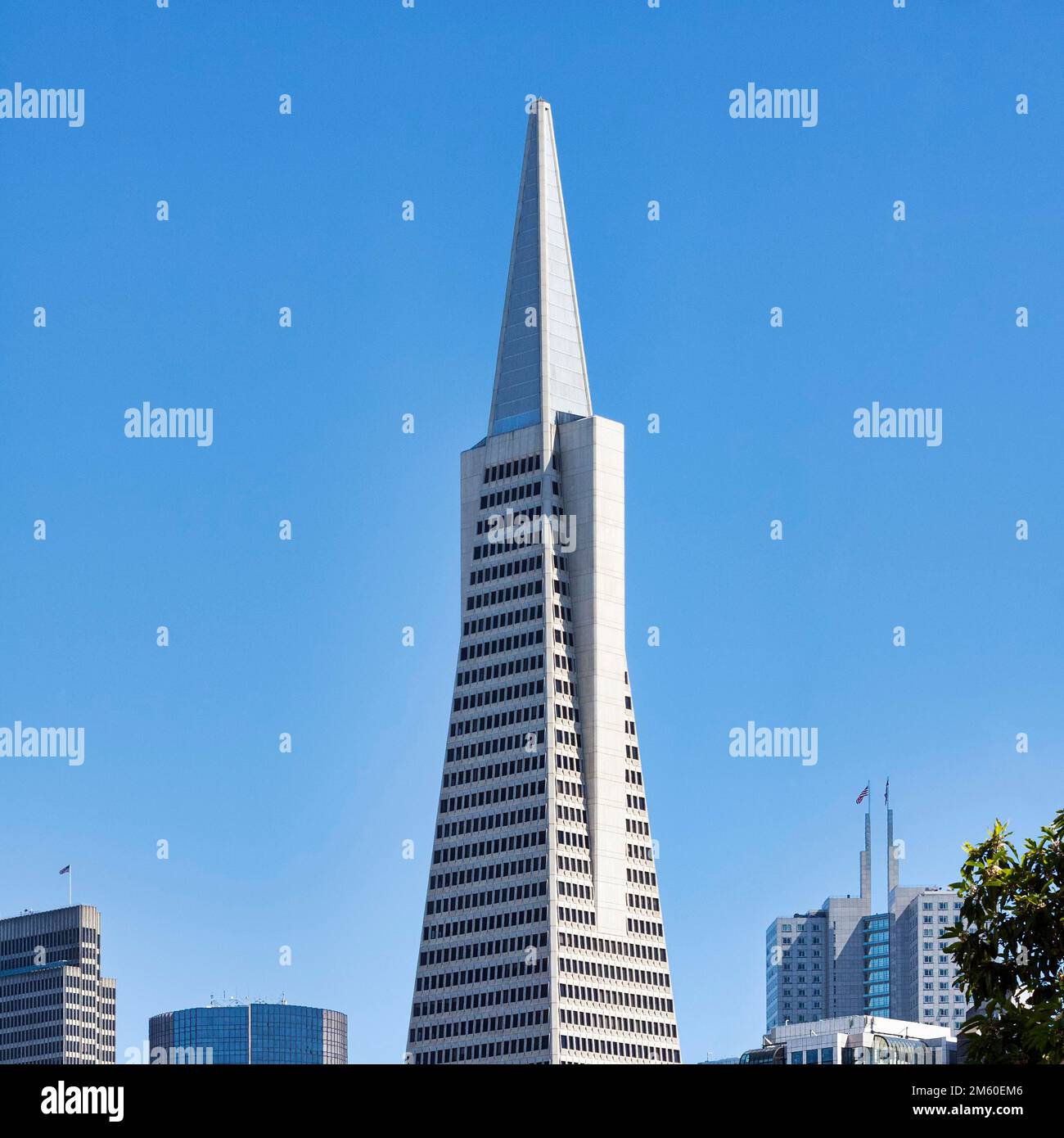Transamerica Pyramid, architect William Pereira, skyscraper in the ...