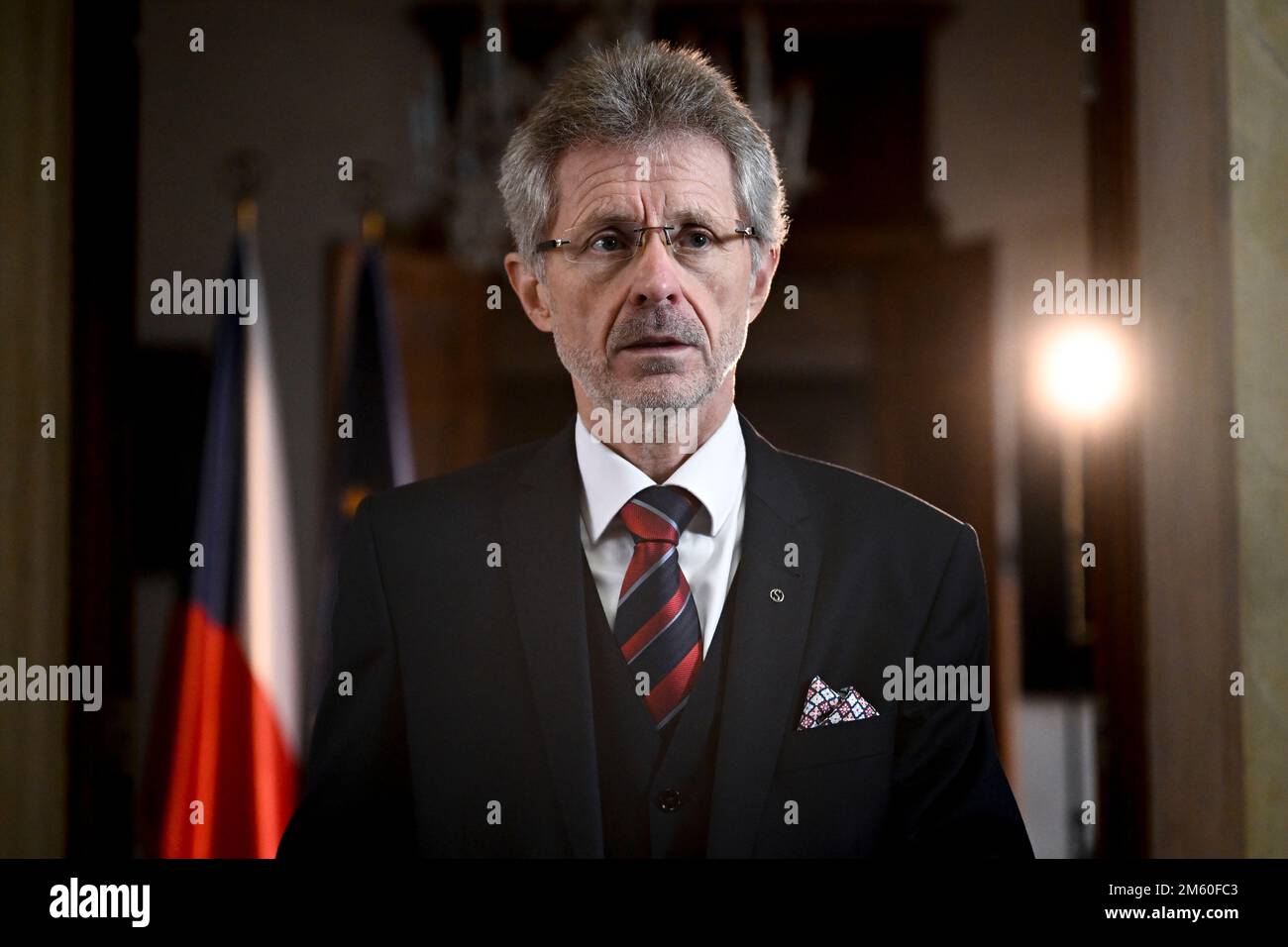 Prague, Czech Republic. 01st Jan, 2023. Senate chairman Milos Vystrcil ...