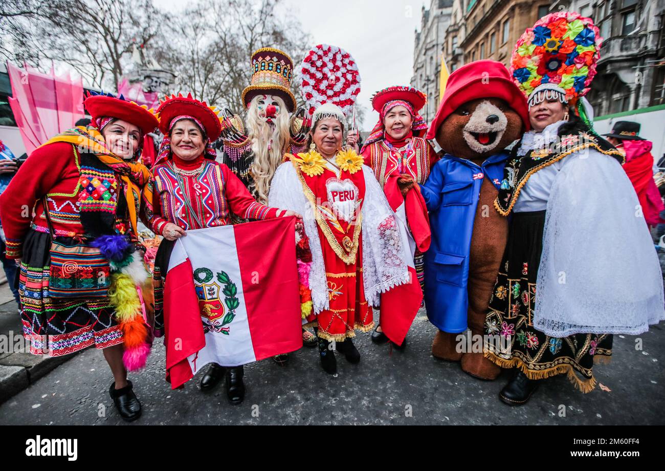 London UK 01 January 2023 The colorful and diversity of London was at ...