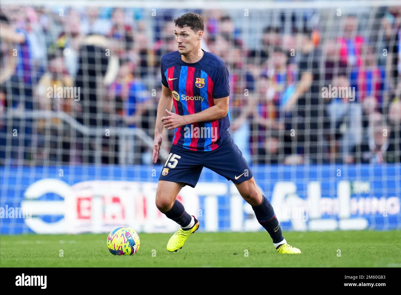 Andreas Christensen FC Barcelona during the La Liga match between FC ...