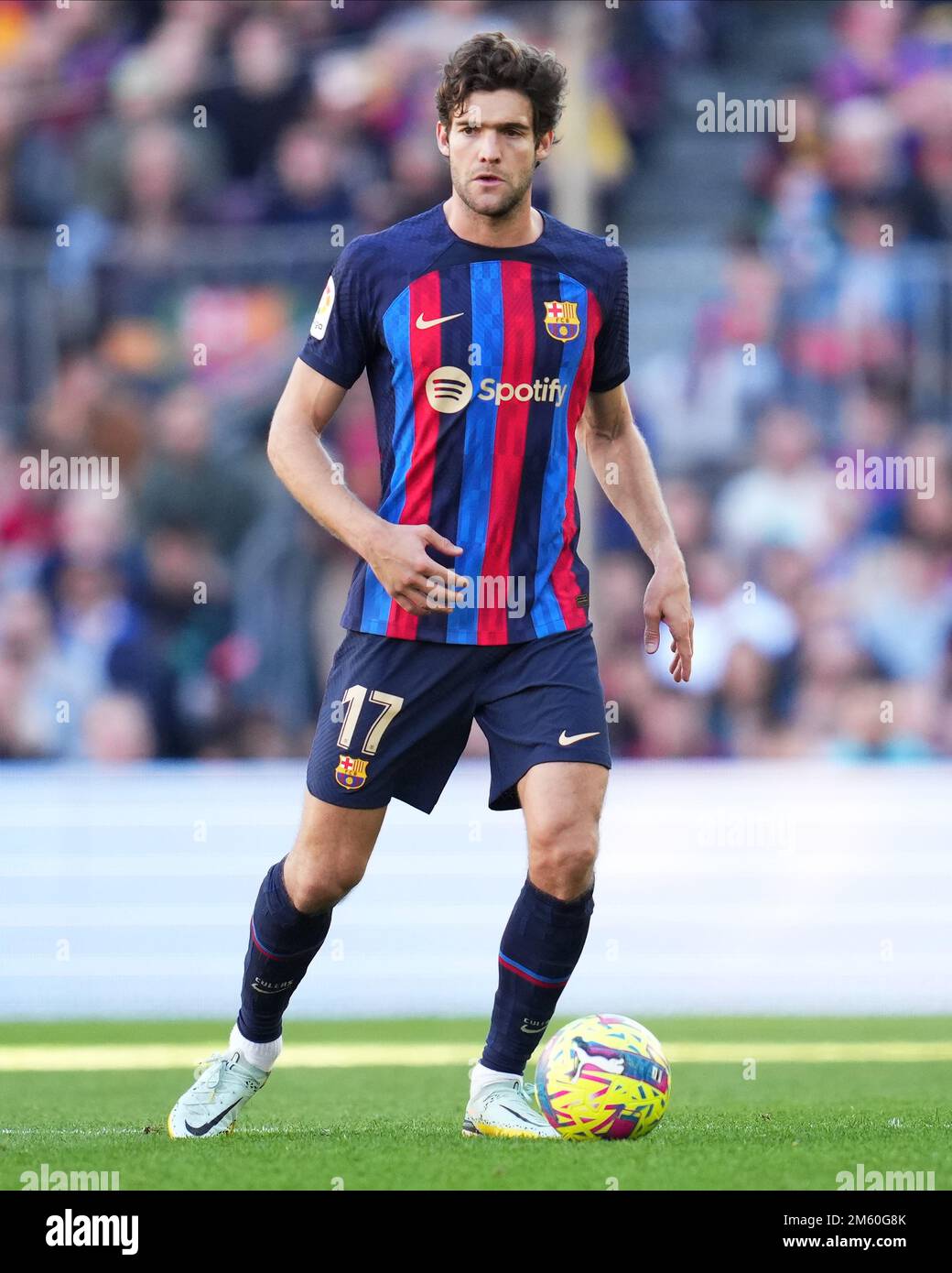 Marcos Alonso of FC Barcelona during the La Liga match between FC ...