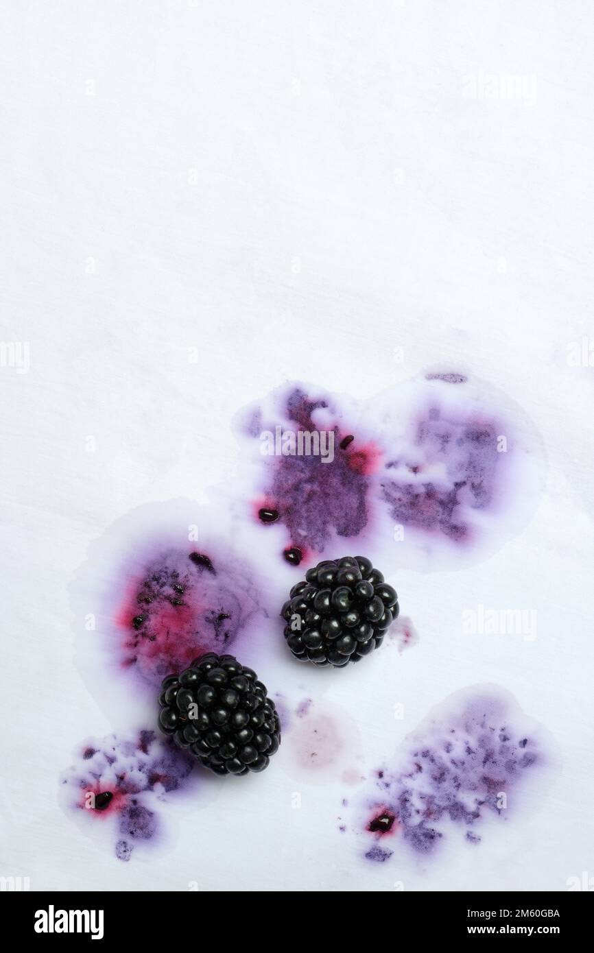 Blackberry stain hi-res stock photography and images - Alamy
