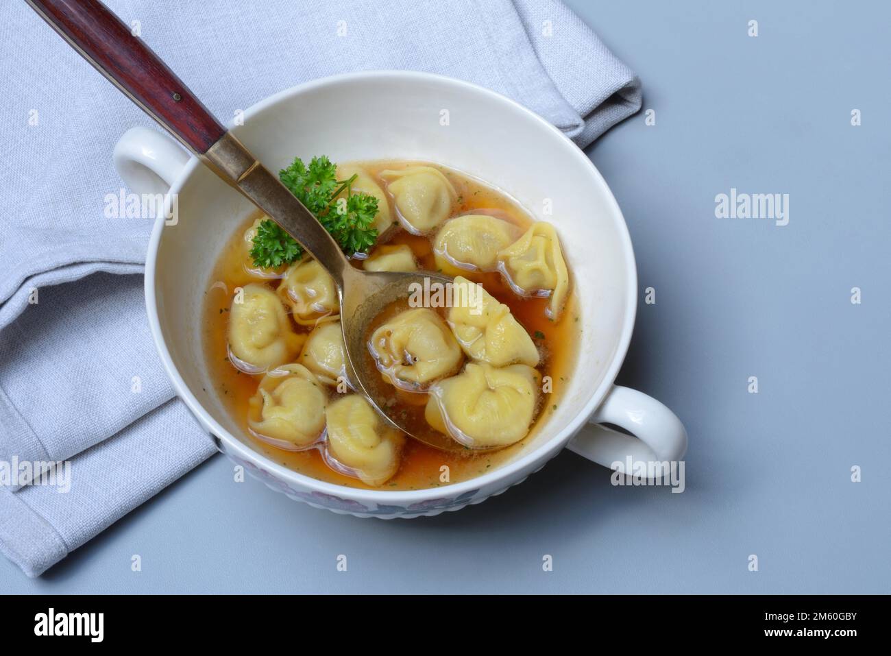 Cappelletti soup hi-res stock photography and images - Alamy