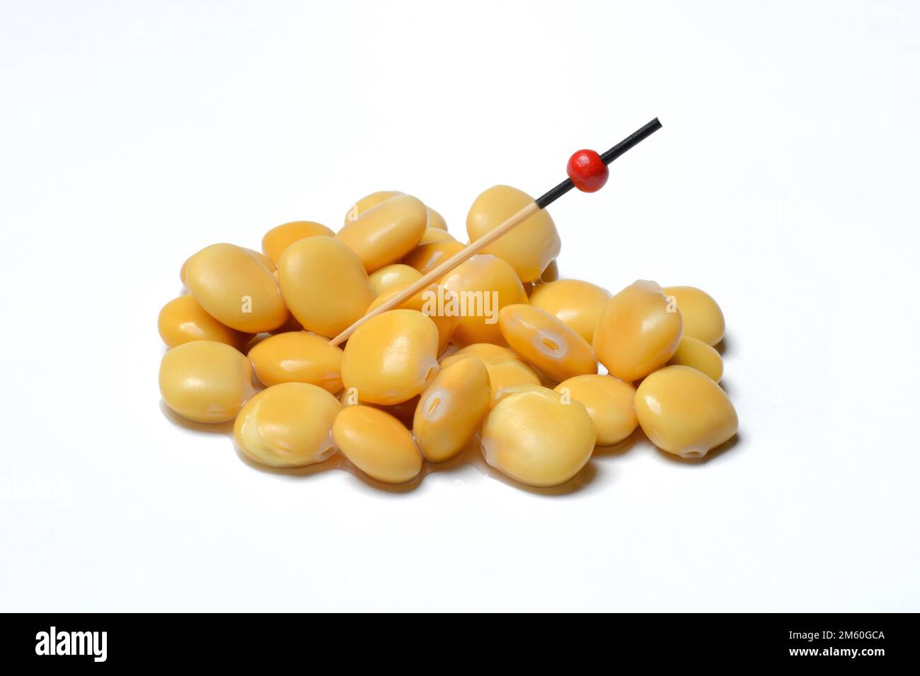 Lupine (Lupinus), cooked and pickled lupine seed Stock Photo - Alamy