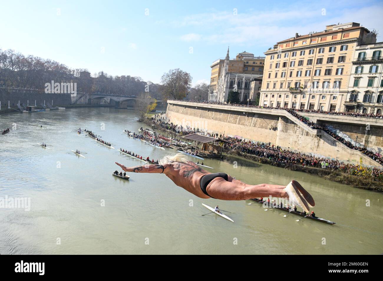 Rome, Italy. 01st Jan, 2023. Maurizio Palmulli known as "Mister Ok ...