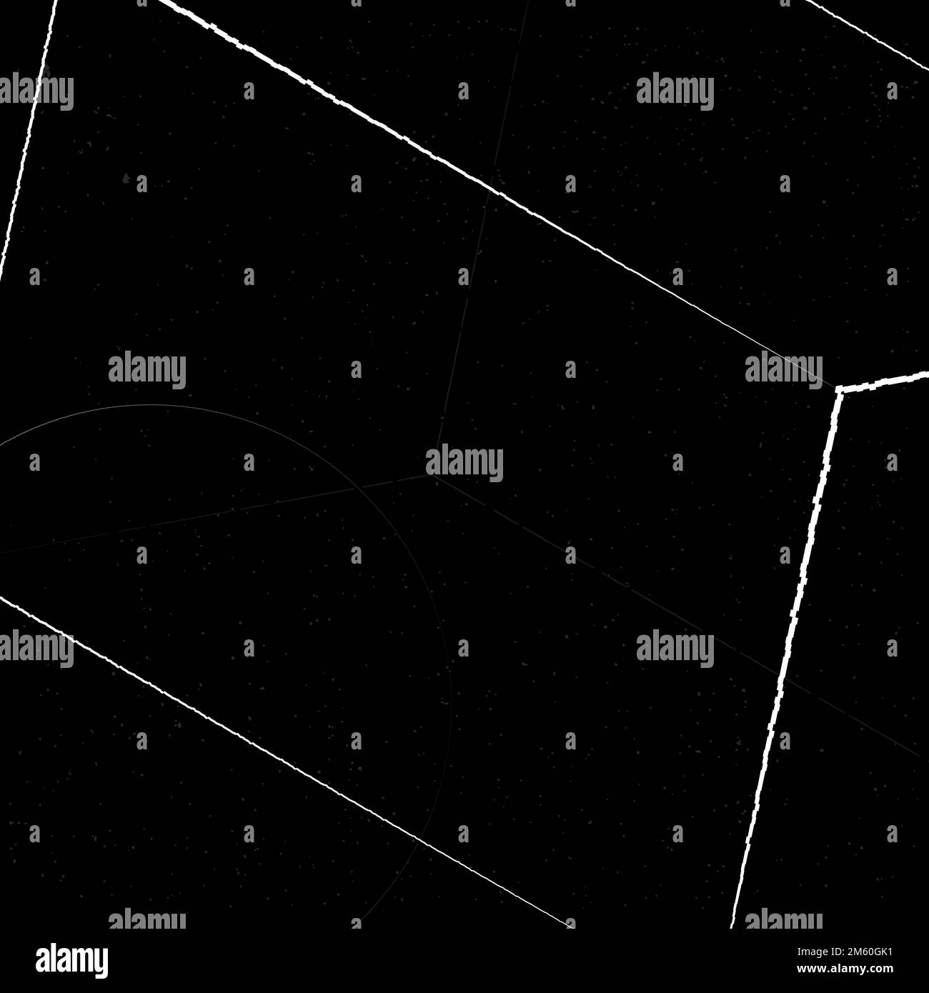 3D white outline cuboid on a black background vector Stock Vector Image ...