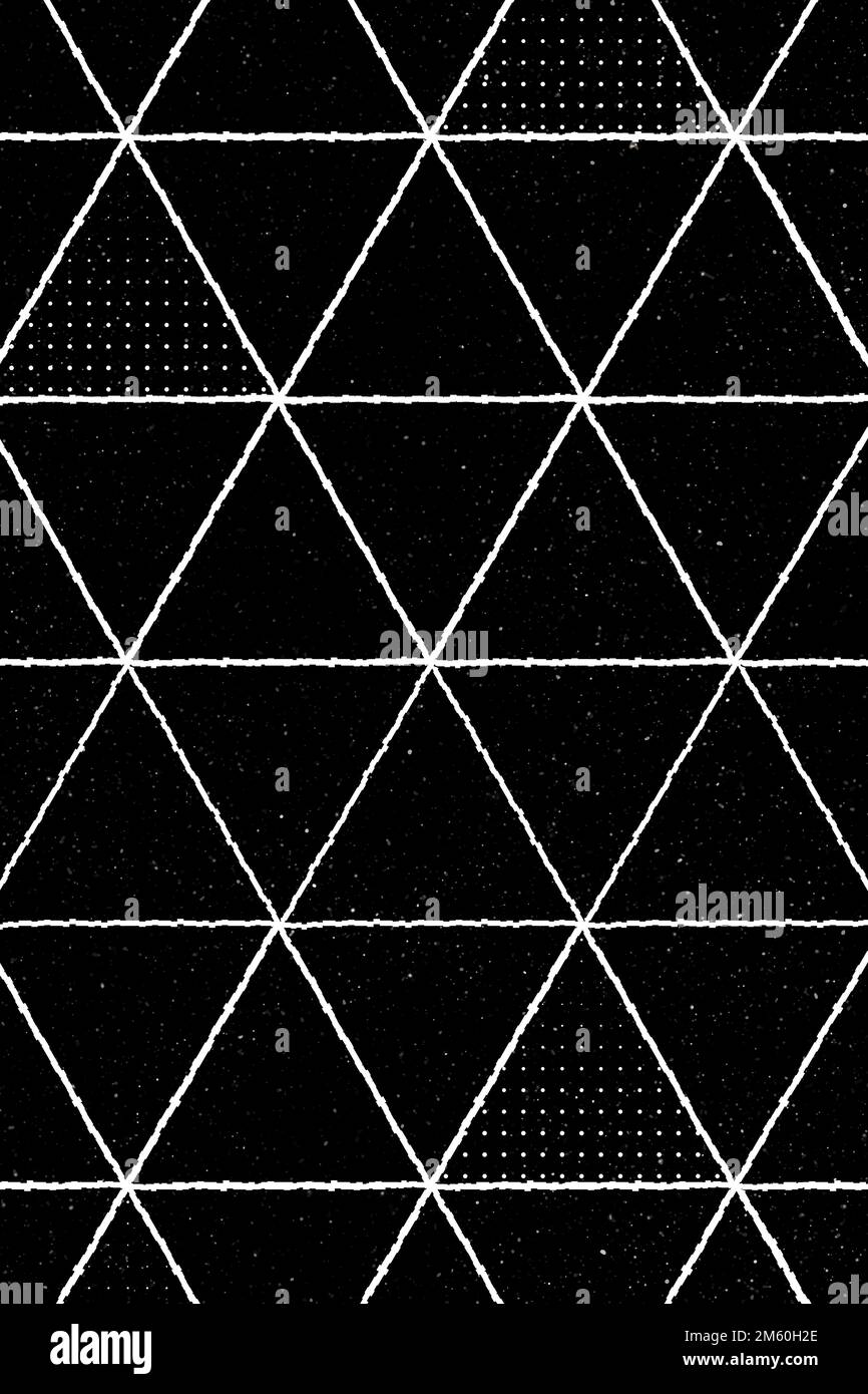 Seamless 3D triangle pattern on a black background vector Stock Vector ...