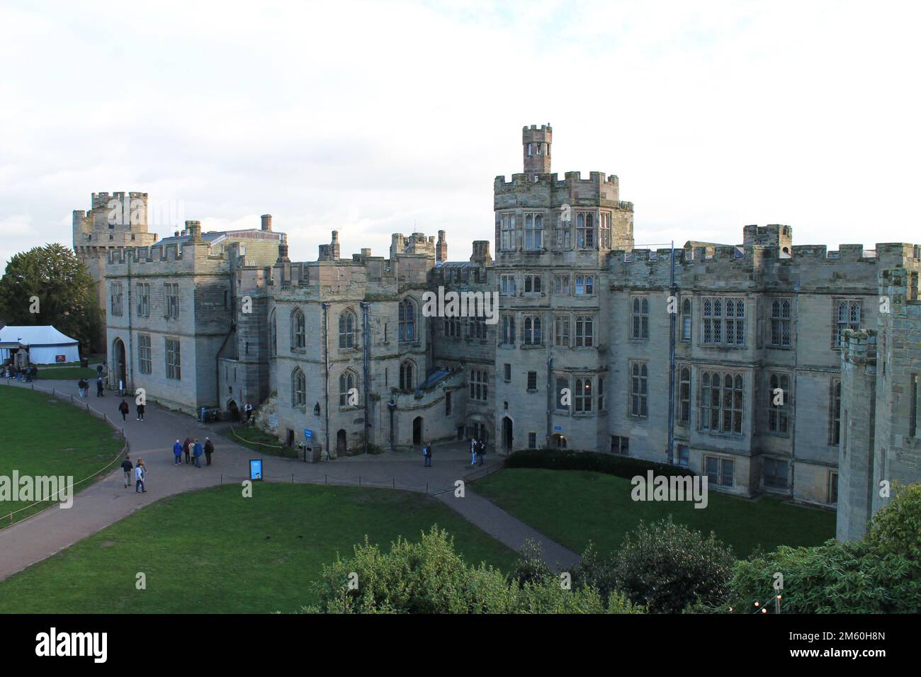 Warwick Castle Hall Stock Photo - Alamy