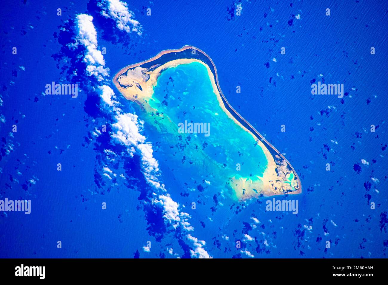 Beaches in the Pacific Ocean. For NASA usage guidelines: refer to https ...