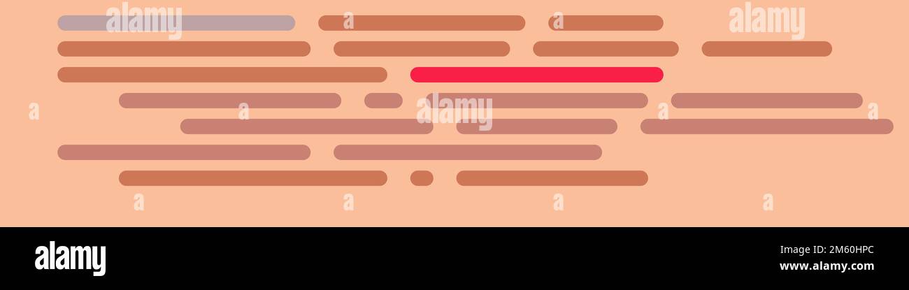 Cartoon coding simulated lines vector illustration Stock Vector Image ...