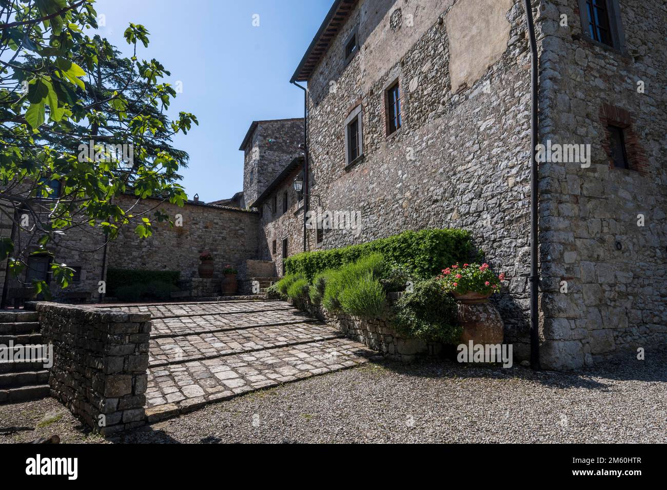 Winery Castello di Ama, Chianti region, Tuscany, Italy Stock Photo - Alamy