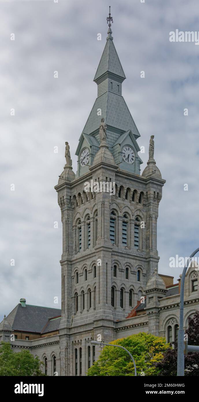 Old County Hall, once seat of Buffalo and Erie County government, now ...