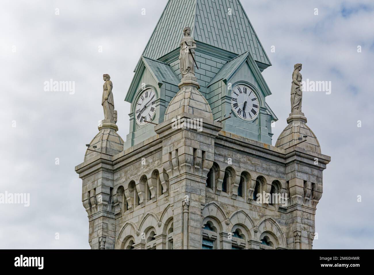 Old County Hall, once seat of Buffalo and Erie County government, now ...