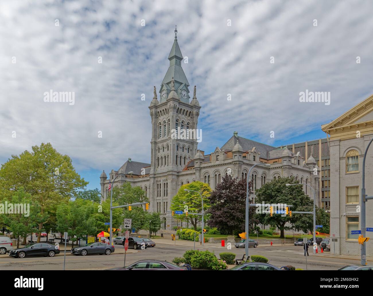 Old County Hall, once seat of Buffalo and Erie County government, now ...