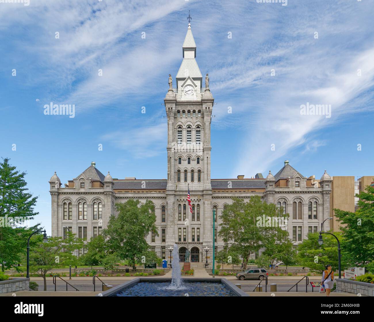 Old County Hall, once seat of Buffalo and Erie County government, now ...