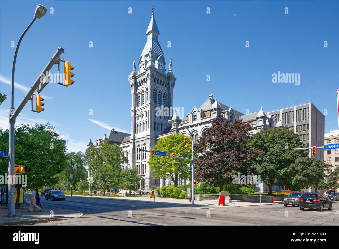 Old County Hall, once seat of Buffalo and Erie County government, now ...