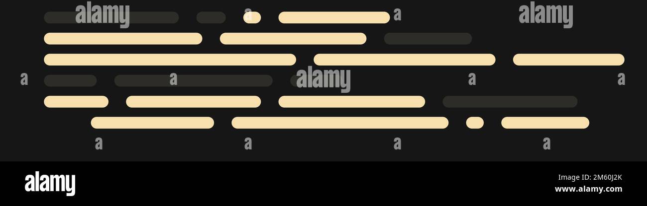 Cartoon coding simulated lines vector illustration Stock Vector Image ...