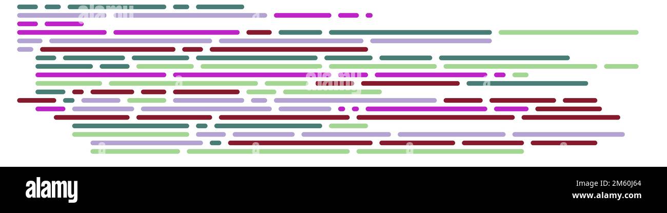 Cartoon coding simulated lines vector illustration Stock Vector Image ...